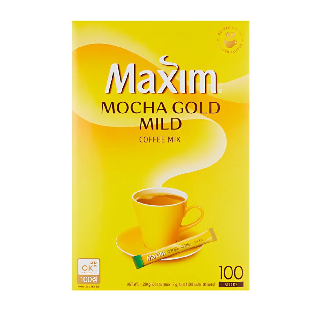 Maxim Mocha Gold Mild Coffee Mix – 100pcs Set - japanesenkoreanmart