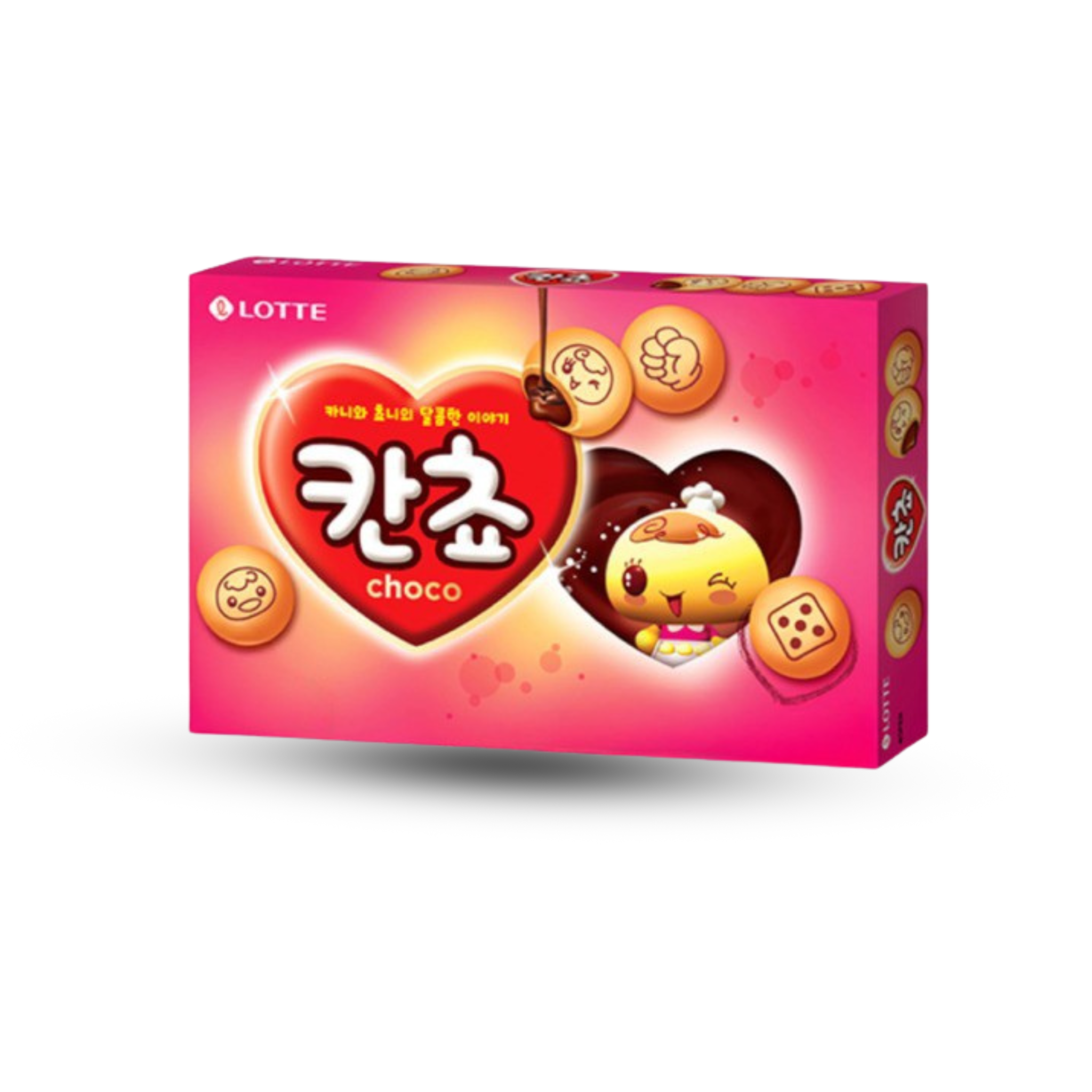Lotte Kancho Choco Biscuit 54g - japanesenkoreanmart