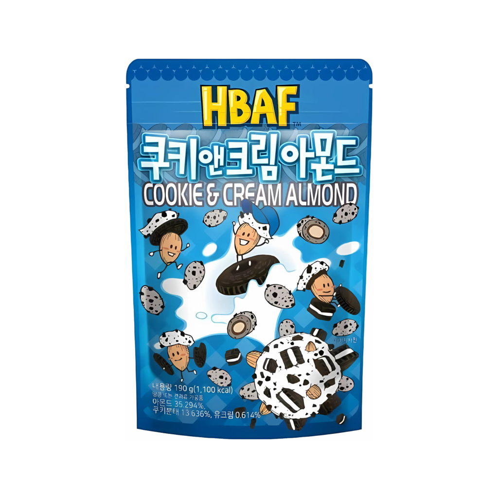 HBAF Cookie & Cream Almond 40g - japanesenkoreanmart
