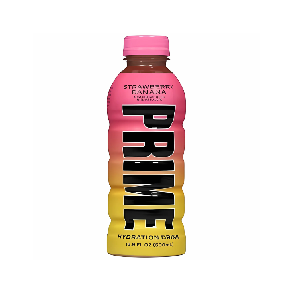 Prime Hydration Drink Strawberry Banana 500 ml - japanesenkoreanmart