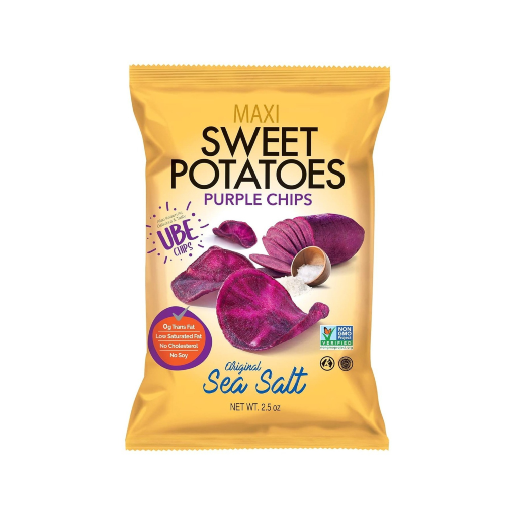 Maxi Sweet Potatoes Purple Chips – Ube Flavor (70g) - japanesenkoreanmart