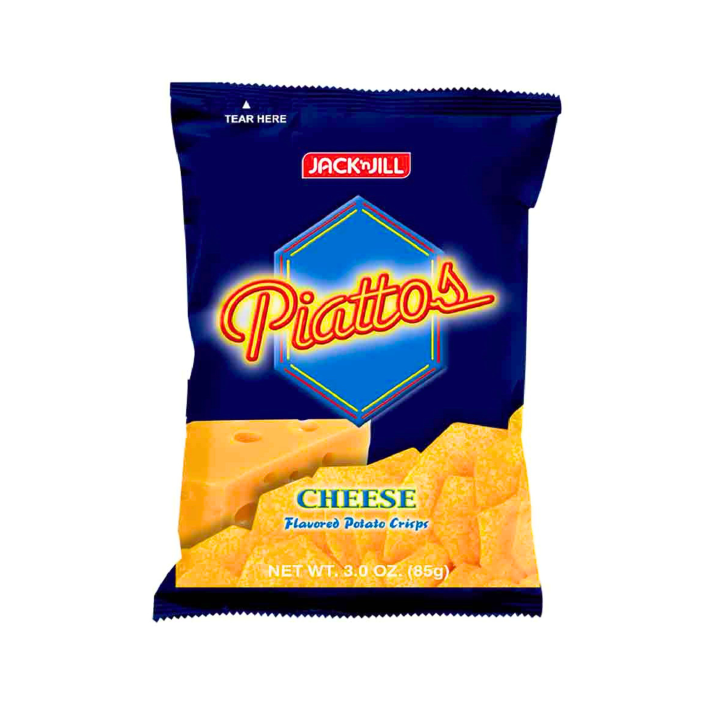 Jack 'n Jill Piattos Cheese Flavored Potato Crisps – 85g ...