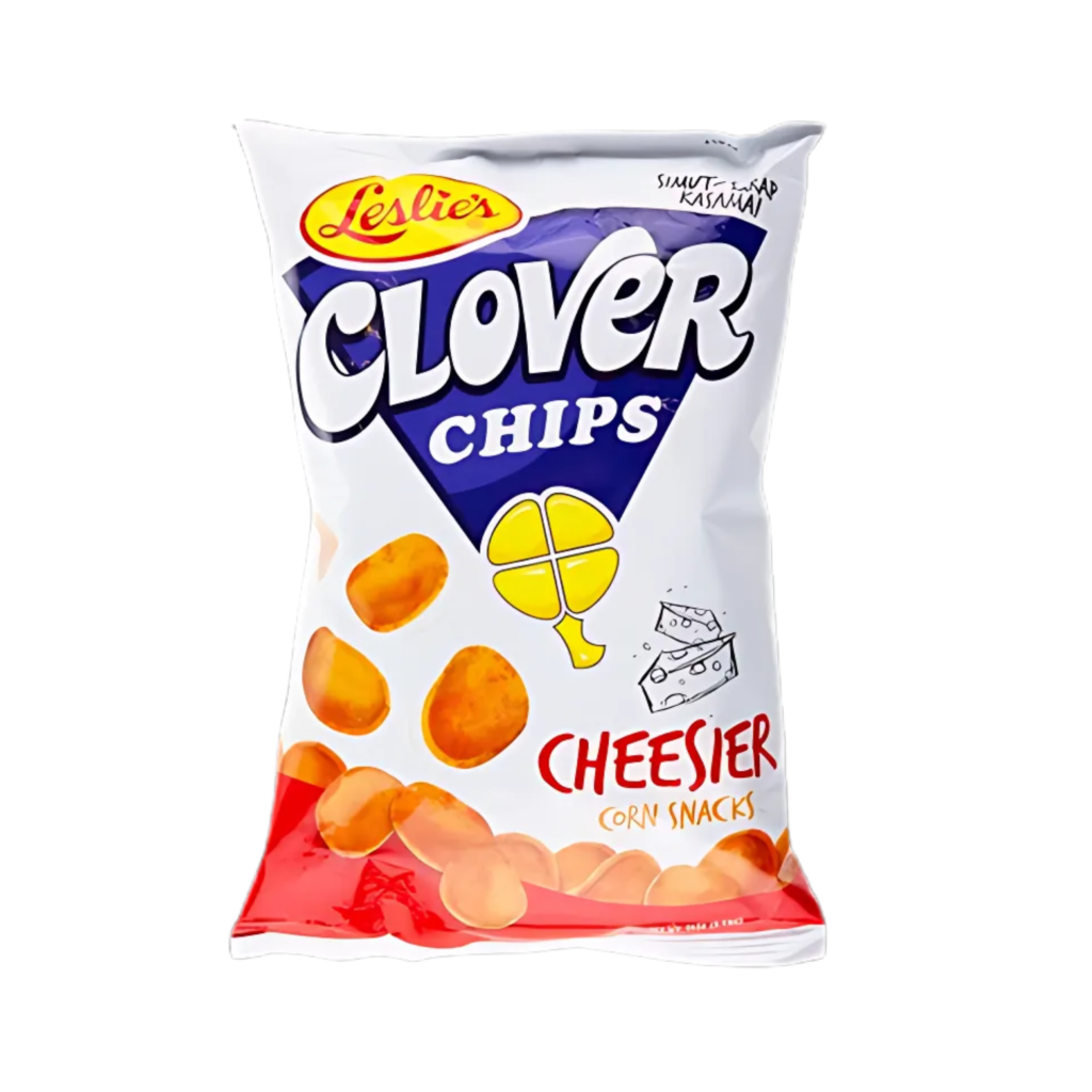 Leslie's Clover Chips – Cheese Flavour (85g) - japanesenkoreanmart