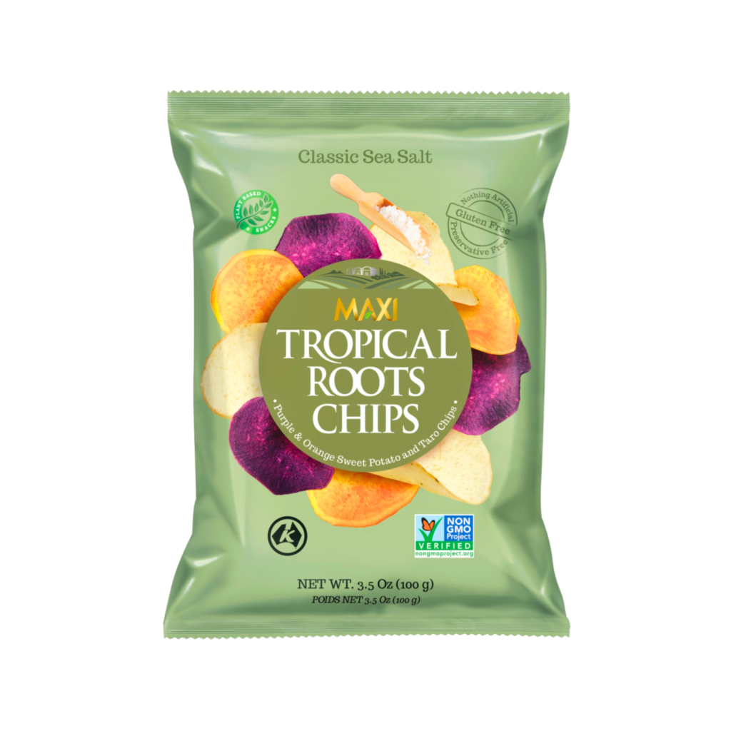 Maxi Tropical Roots Chips – Classic Sea Salt (100g) - japanesenkoreanmart