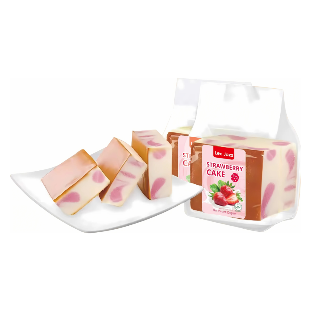 Lex Jazz Pure Cake – Strawberry Flavor (120g) - japanesenkoreanmart